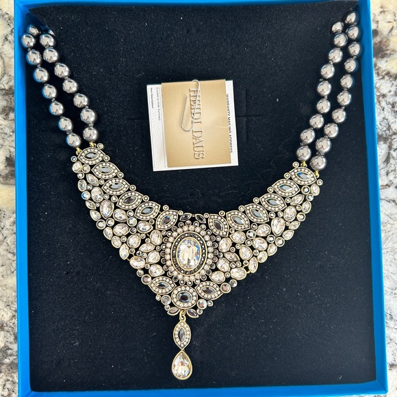 Heidi Daus | Jewelry | Heidi Daus Gold And Silver Necklace With ...